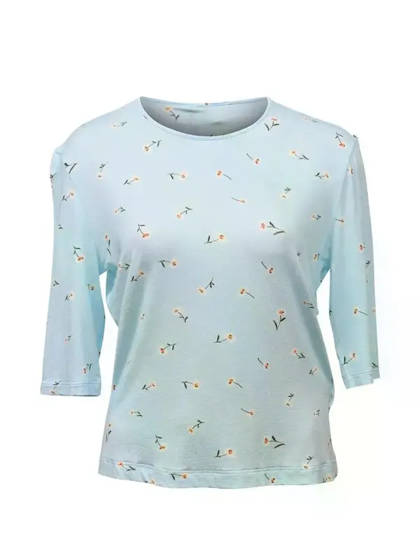 Sportmax Flower-print T-shirt