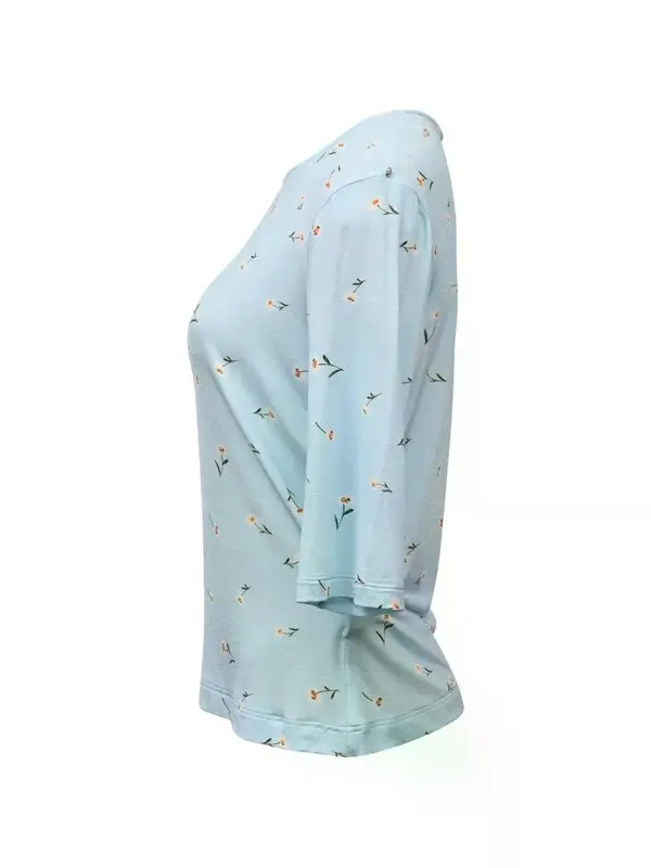 Sportmax Flower-print T-shirt
