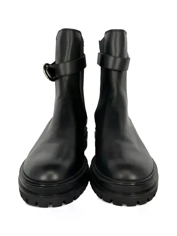 GIANVITO ROSSI Embellished Buckle Ankle Boots