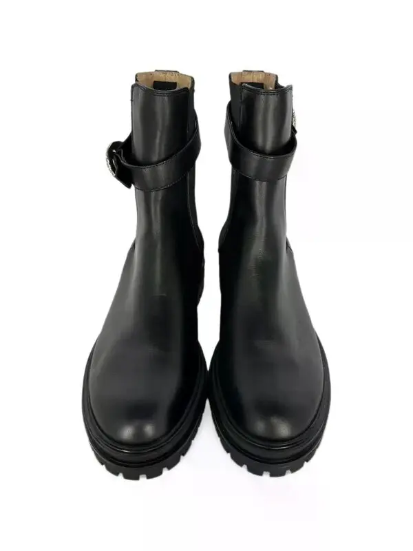 GIANVITO ROSSI Embellished Buckle Ankle Boots
