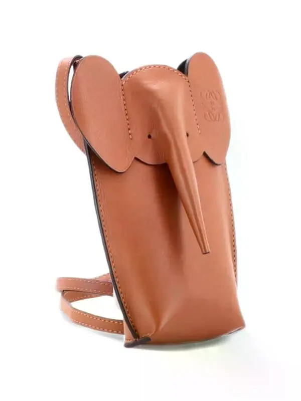 Loewe Elephant Pocket Leather Crossbody Bag