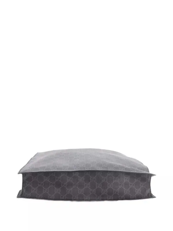 Gucci Convertible Soft Open Gg Coated Canvas Tall Tote Bag