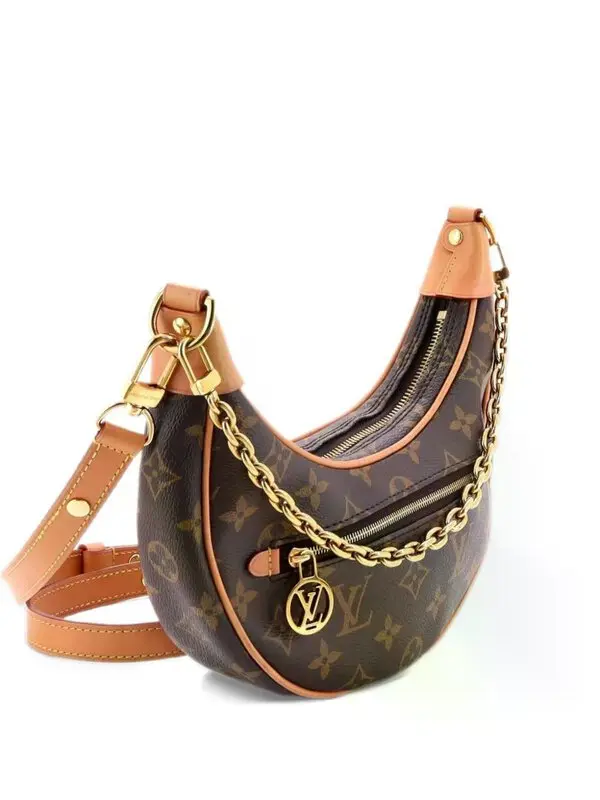 LOUIS VUITTON Loop Handbag Monogram Canvas Hobo Bag