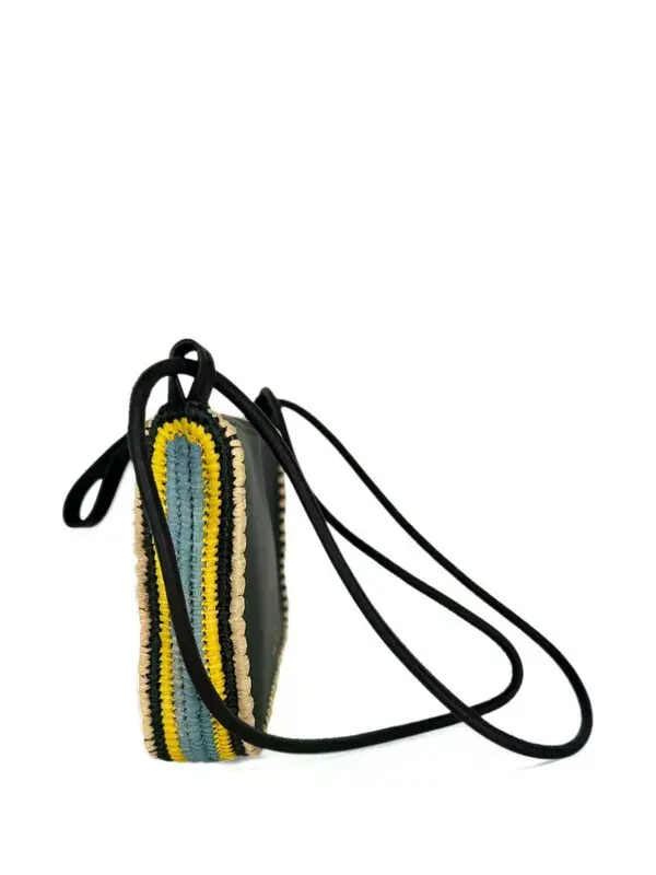 Loewe X Paula's Ibiza Rio Raffia-accent Pouch Bag