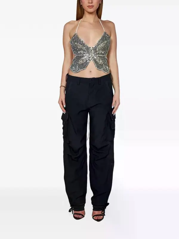 ROOM76 Sequin-embellished Butterfly-shaped Top