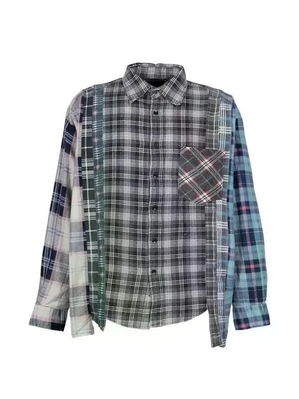Needles 7 Cuts Patchwork Shirt - Grey