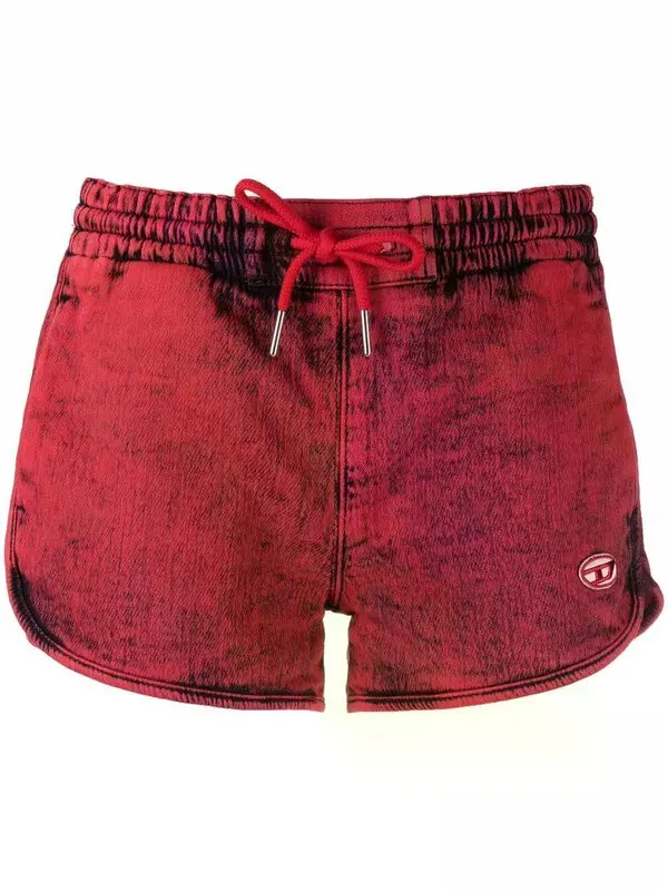 DIESEL® D-sunny Joggjeans Track Shorts - Red