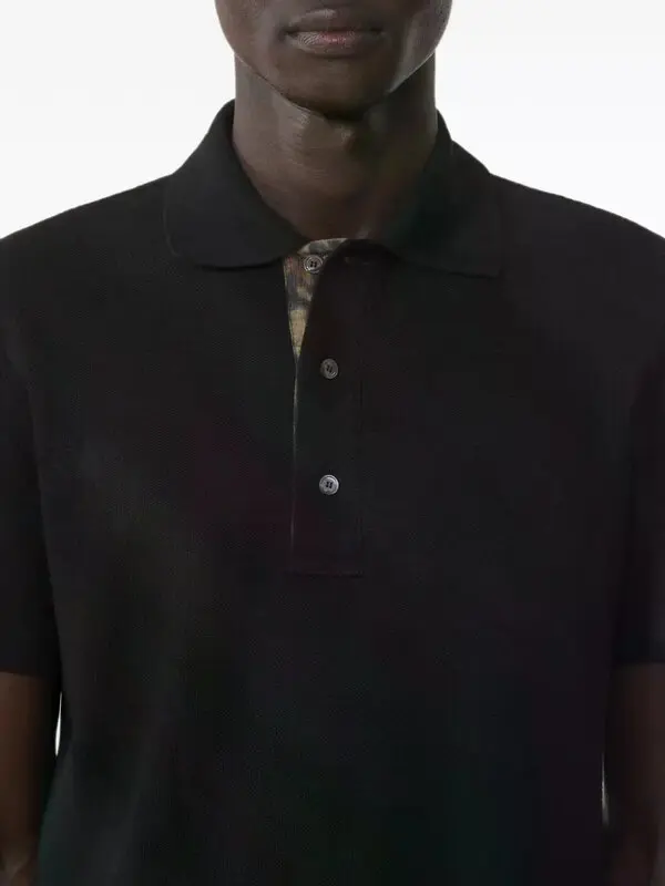 LANVIN Polo Shirt In Pique Cotton