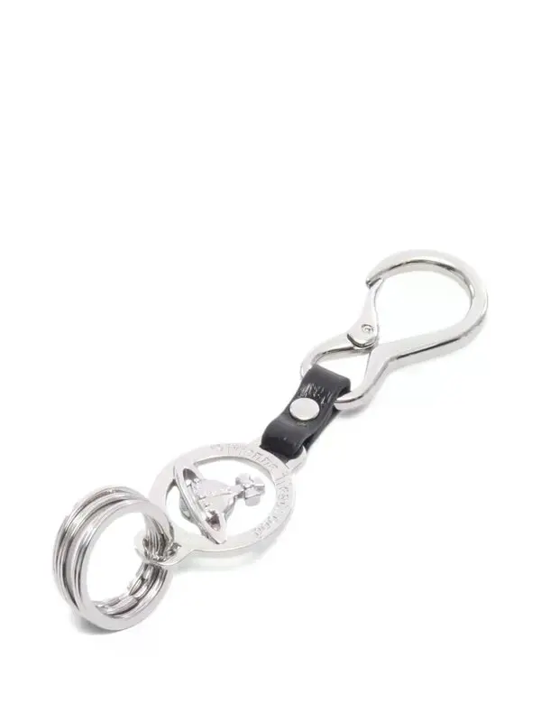 VIVIENNE WESTWOOD Orb Medallion Keyring - Silver