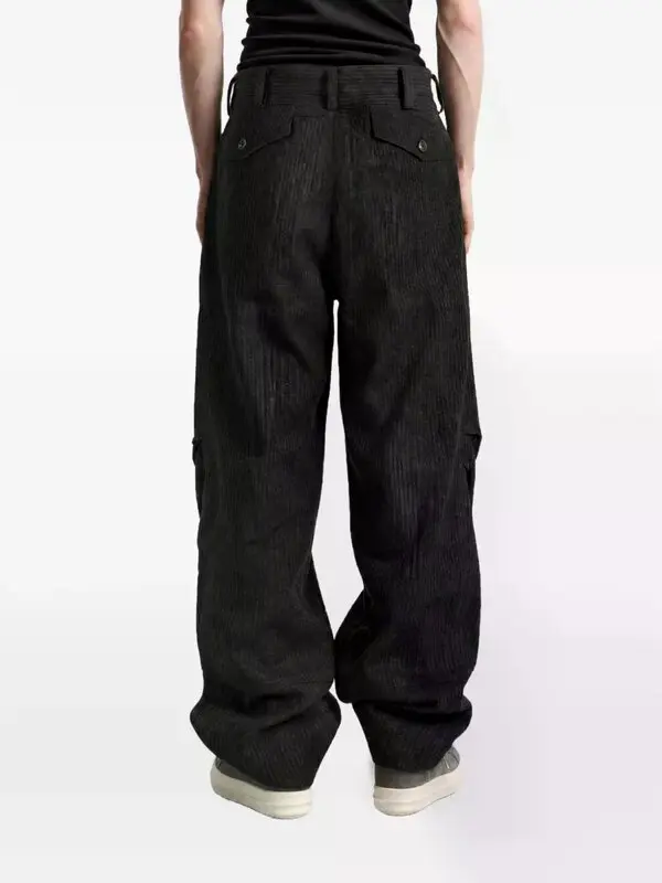ZIGGY CHEN Pinstriped Wide-leg Trousers
