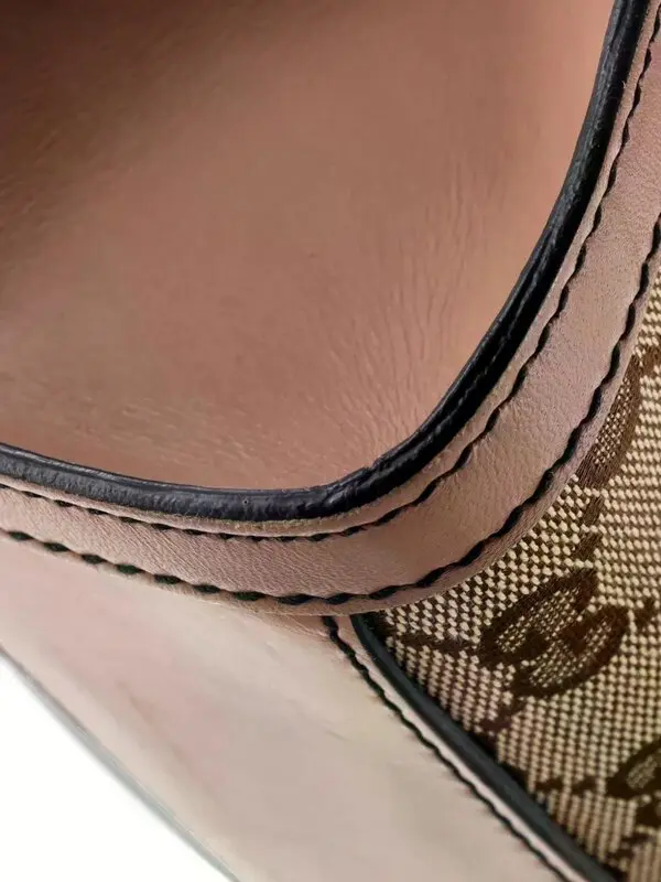 Gucci Emily Chain Flap Gg Canvas And Leather Medium Shoulder Bag