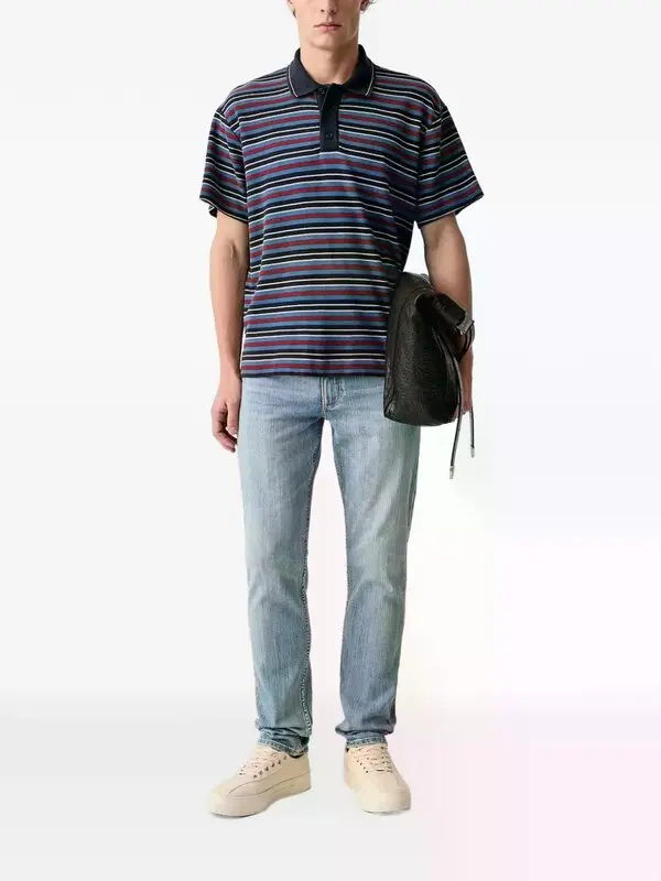 Rag & Bone Striped Polo Shirt