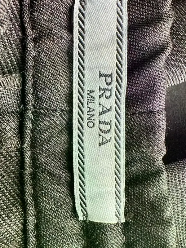 Prada Striped Gabardine Track Pants