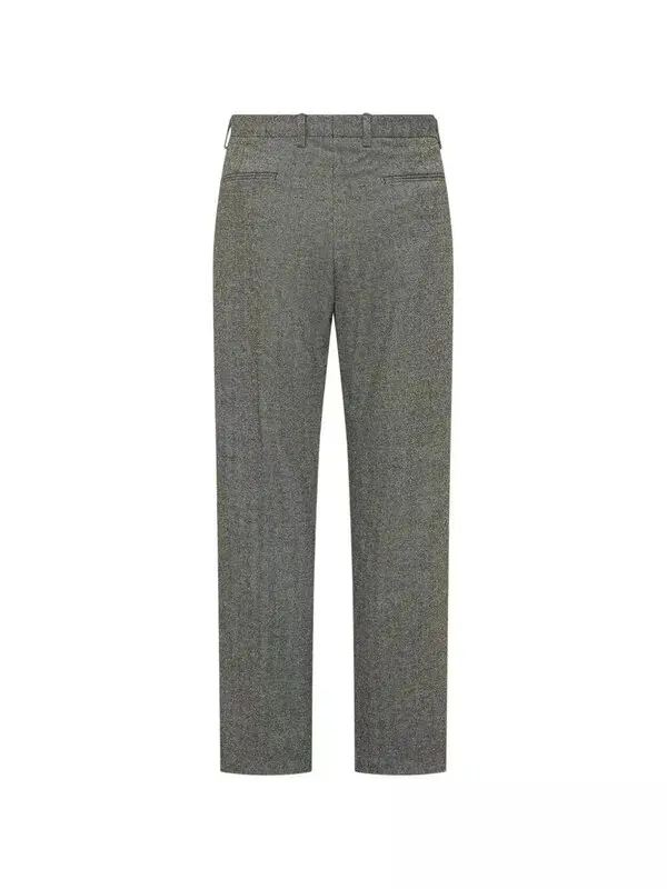 MARSEM Pleated Melange Tailored Trousers