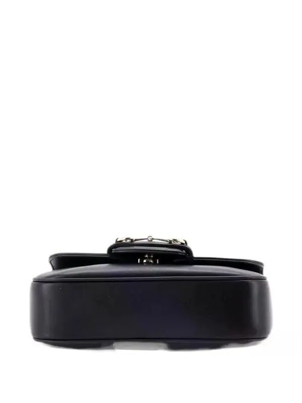 Gucci Horsebit 1955 Flap Leather East West Shoulder Bag