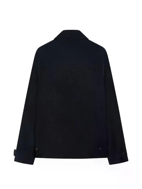 Comme Des Garçons Wool Zip-up Jacket