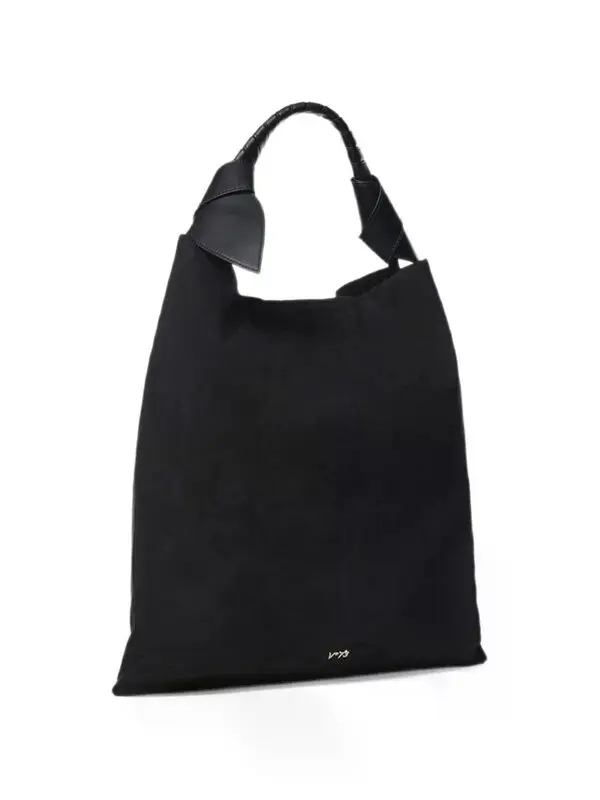 V°73 Suede-effect Knotted Shoulder Bag