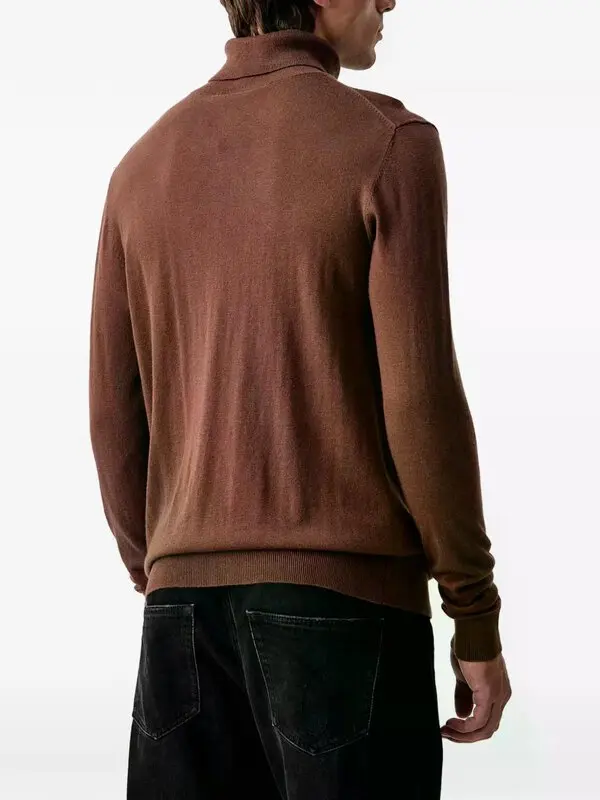 MOS MOSH Roll-neck Knitted Sweater