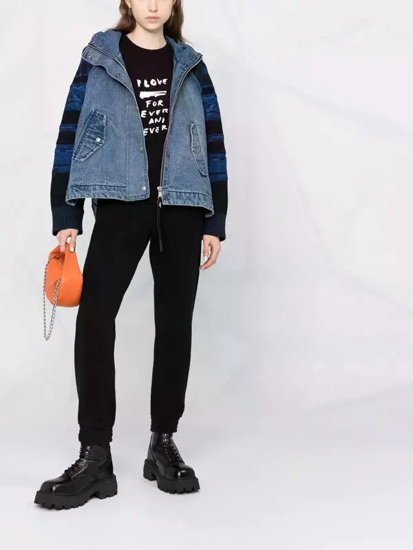 DIESEL® Contrast Panel Hooded Jacket
