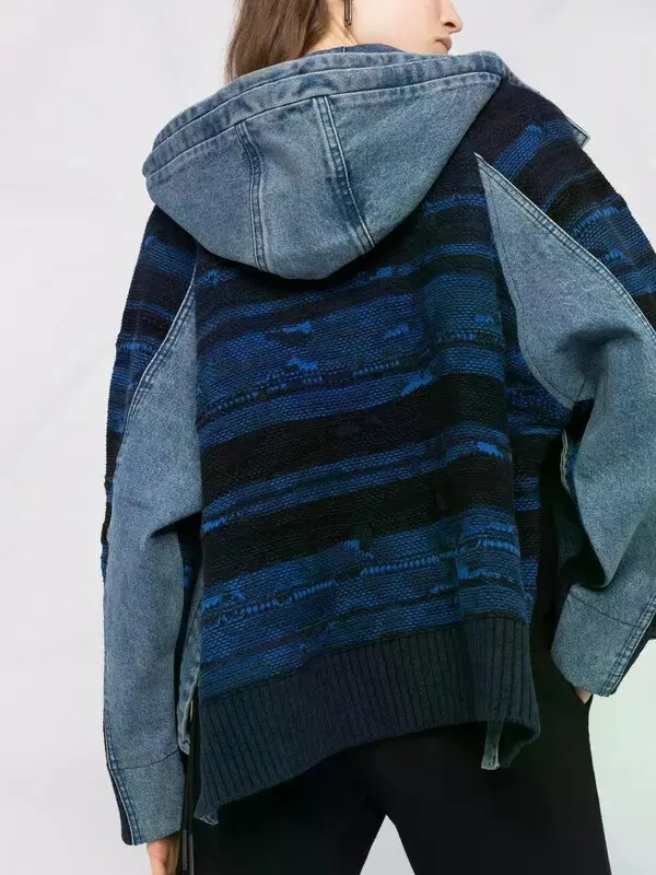 DIESEL® Contrast Panel Hooded Jacket