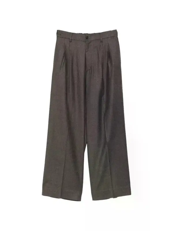 SSSTEIN Pleated Wide-leg Trousers