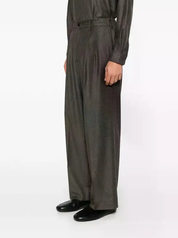 SSSTEIN Pleated Wide-leg Trousers