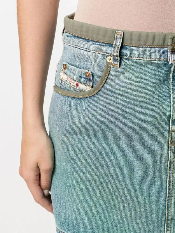 DIESEL® High-waist Denim Skirt