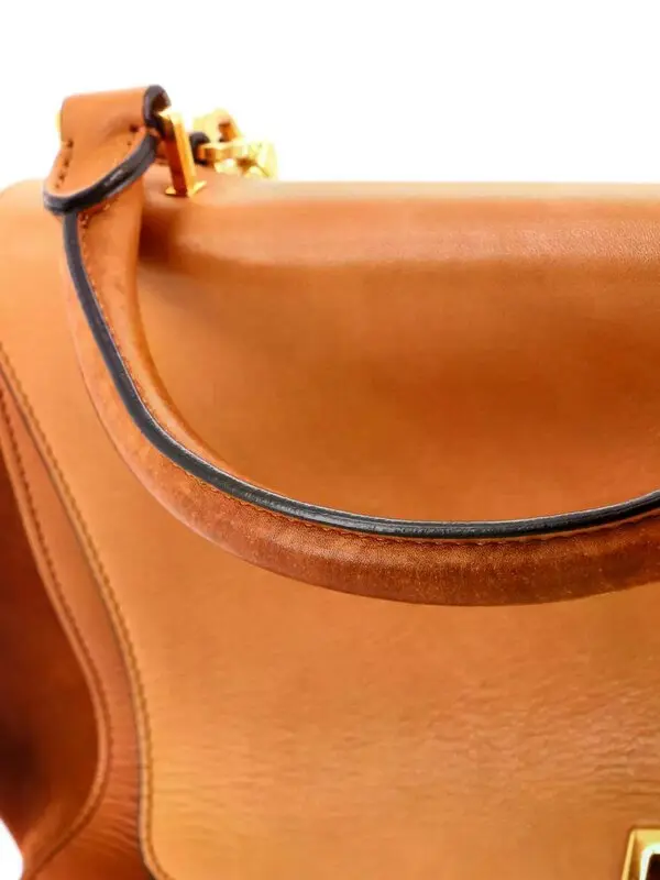 Celine Trapeze Bag Leather Small Satchel