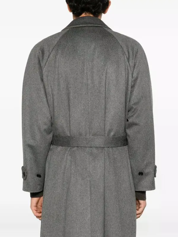 SSSTEIN Belted Double-breasted Coat