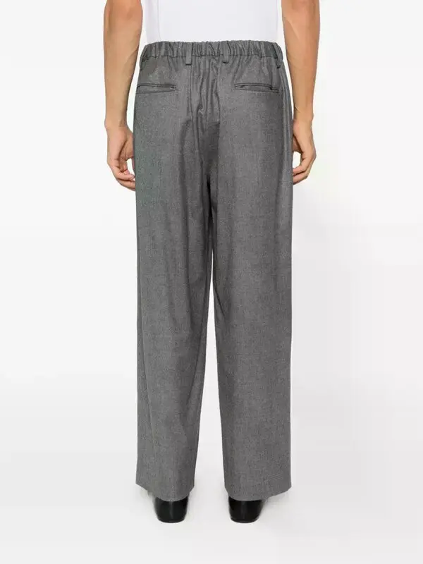 SSSTEIN Pleated Wide-leg Trousers
