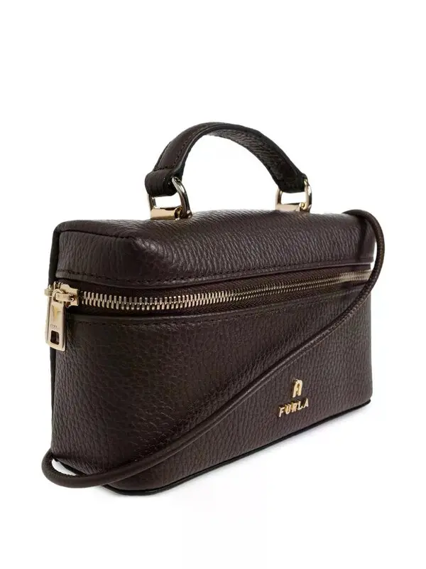 Furla Camelia Micro Leather Mini Bag - Brown