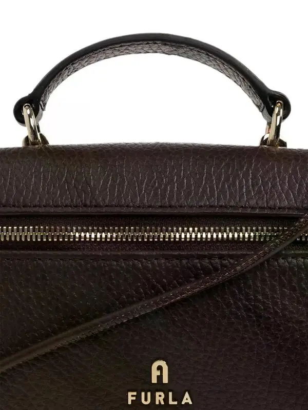 Furla Camelia Micro Leather Mini Bag - Brown