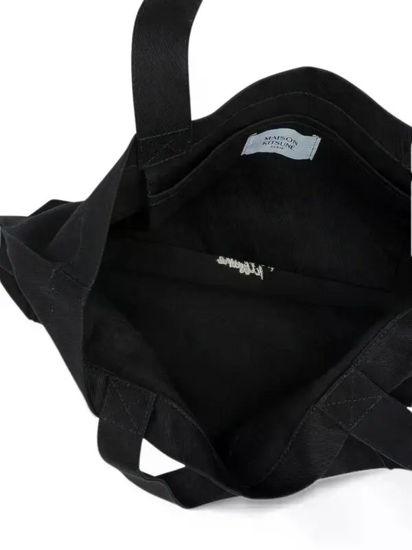 Maison Kitsuné Double Fox Head Tote Bag