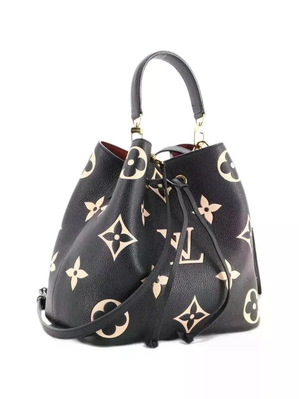 LOUIS VUITTON Neonoe Handbag Bicolor Monogram Empreinte Giant Mm Bucket Bag