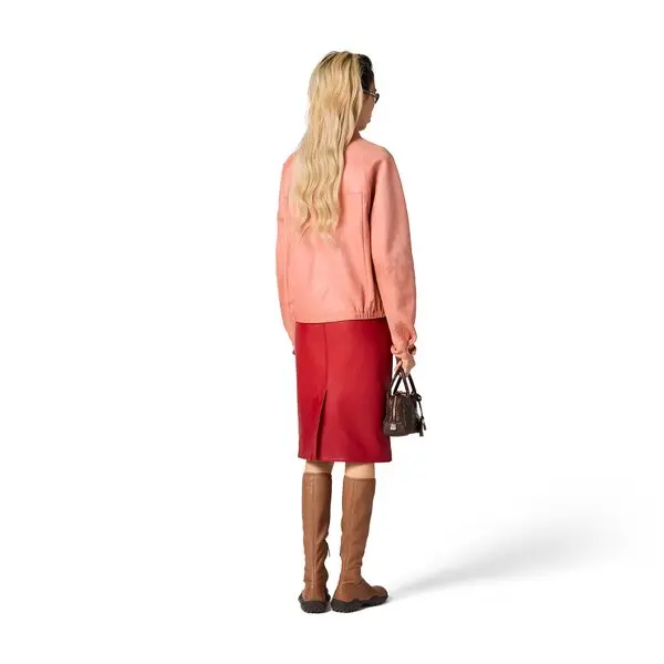Miu Miu Nappa Leather Skirt