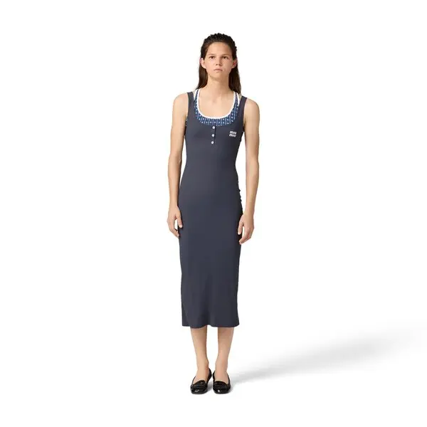 Miu Miu Stretch Jersey Dress