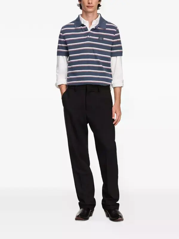 Canada Goose Beckley Striped Logo-patch Polo Shirt