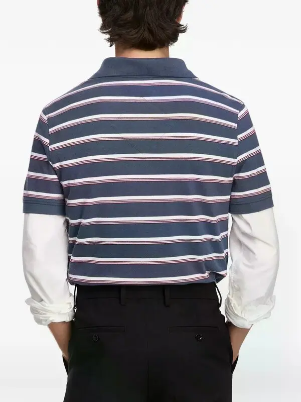 Canada Goose Beckley Striped Logo-patch Polo Shirt