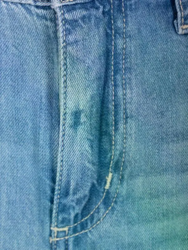 L'AGENCE Faded Wide-leg Jeans