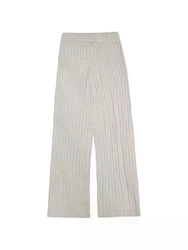 Juicy Couture Cable-knit Straight-leg Trousers