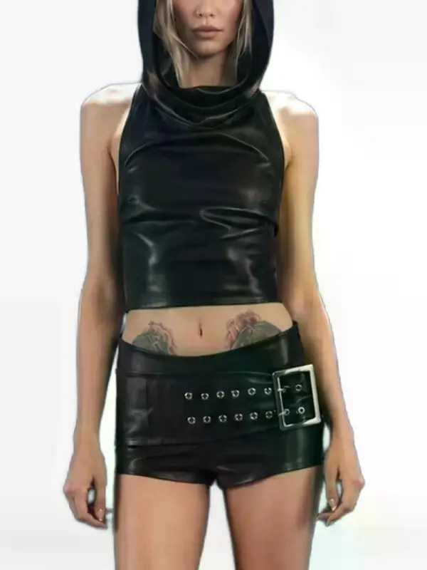 HEIRA LEATHERWEAR Eclipse Backless Top