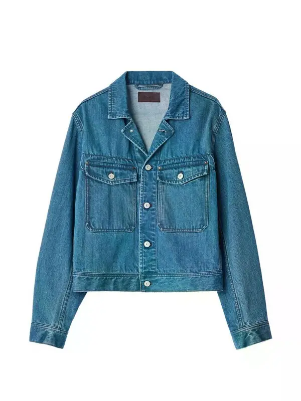 LEMAIRE Trucker Jacket In Indigo Selvedge Denim