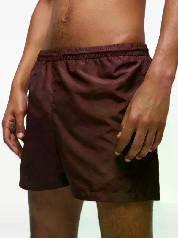 Gucci Printed Polyester Poplin Swim Shorts