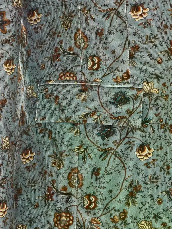 CIRCOLO 1901 Floral-print Corduroy Jacket