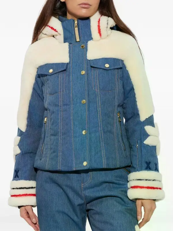 Bogner Shearling-trimmed Padded Ski Jacket