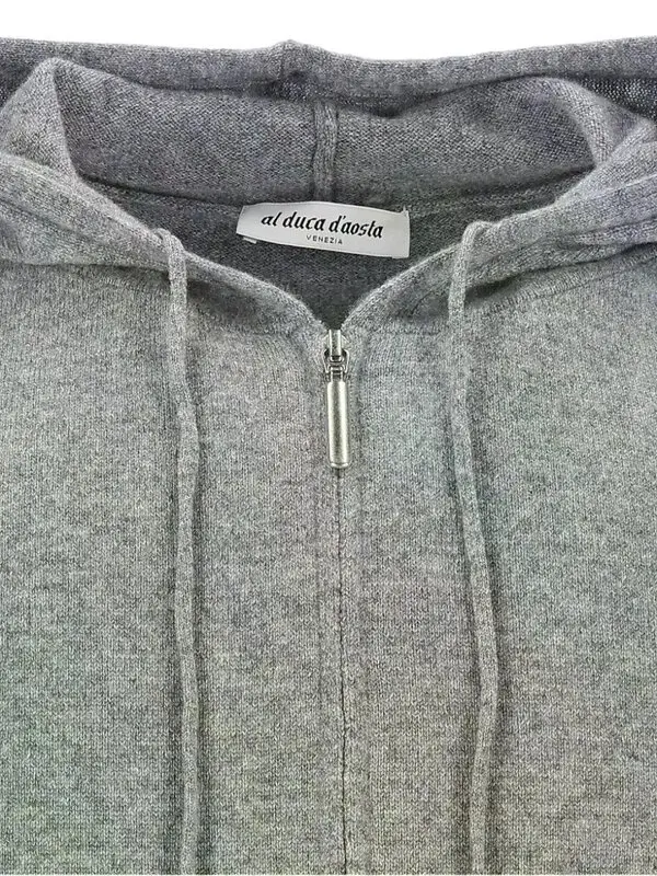 Al Duca D'aosta Zip-up Drawstring Hoodie