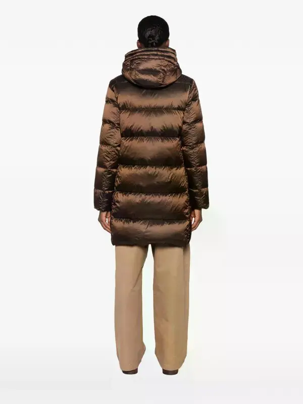 BETTY BARCLAY Embellished-drawstring Hooded Coat