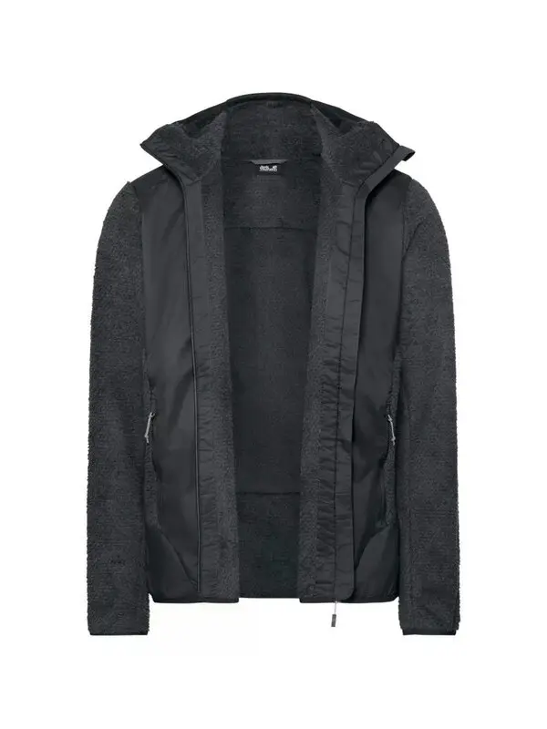 JACK WOLFSKIN Evertrek -hybrid Hooded Panelled Lightweight Jacket