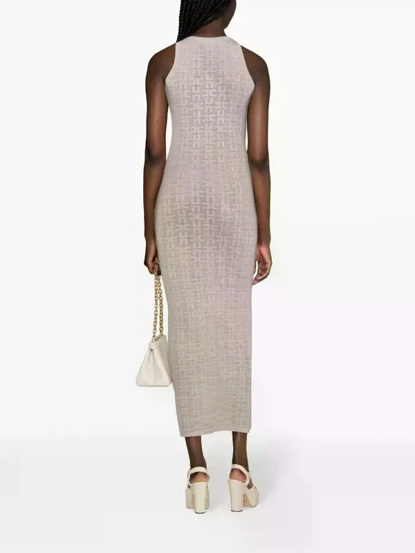 Elisabetta Franchi Chain-link Sleeveless Maxi Dress