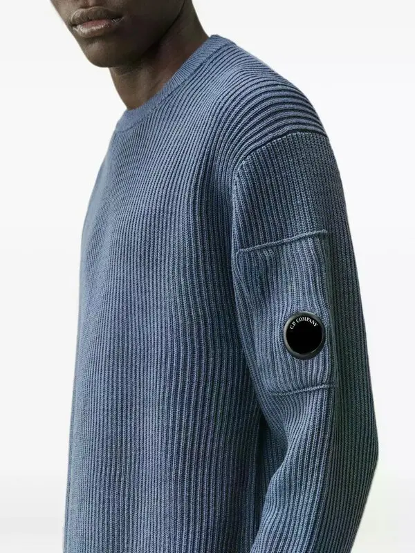 C.P. COMPANY Re-wool Lens Crew-neck Sweater